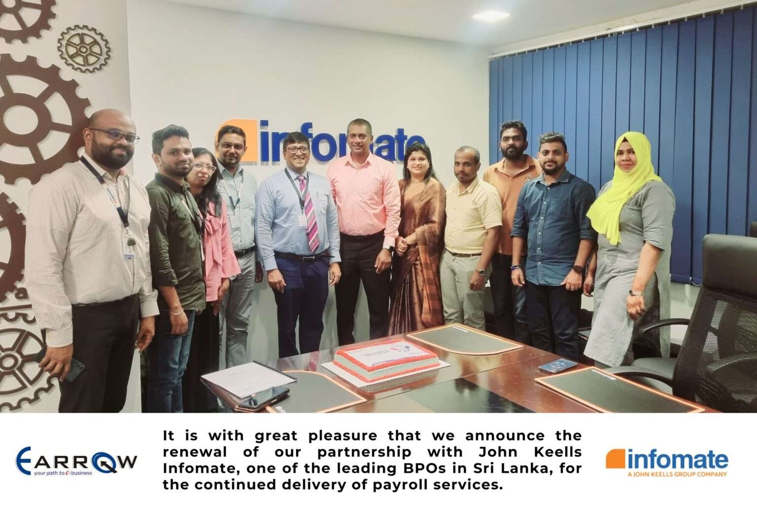 Infomate has adopted the eArrow Payroll solution to meet the diverse ...